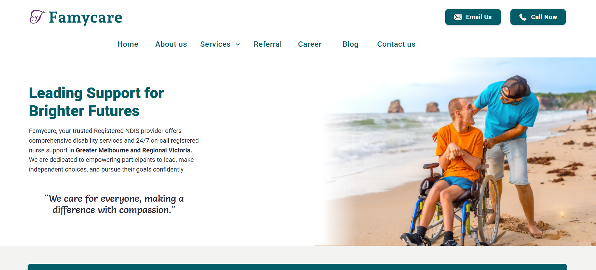NDIS Services Melbourne | Comprehensive Disability Support | Famycare